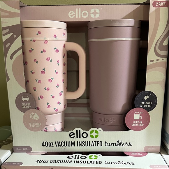 Ello | Dining | Ello Pink And Purple Insulated Tumblers 2 Pack | Poshmark